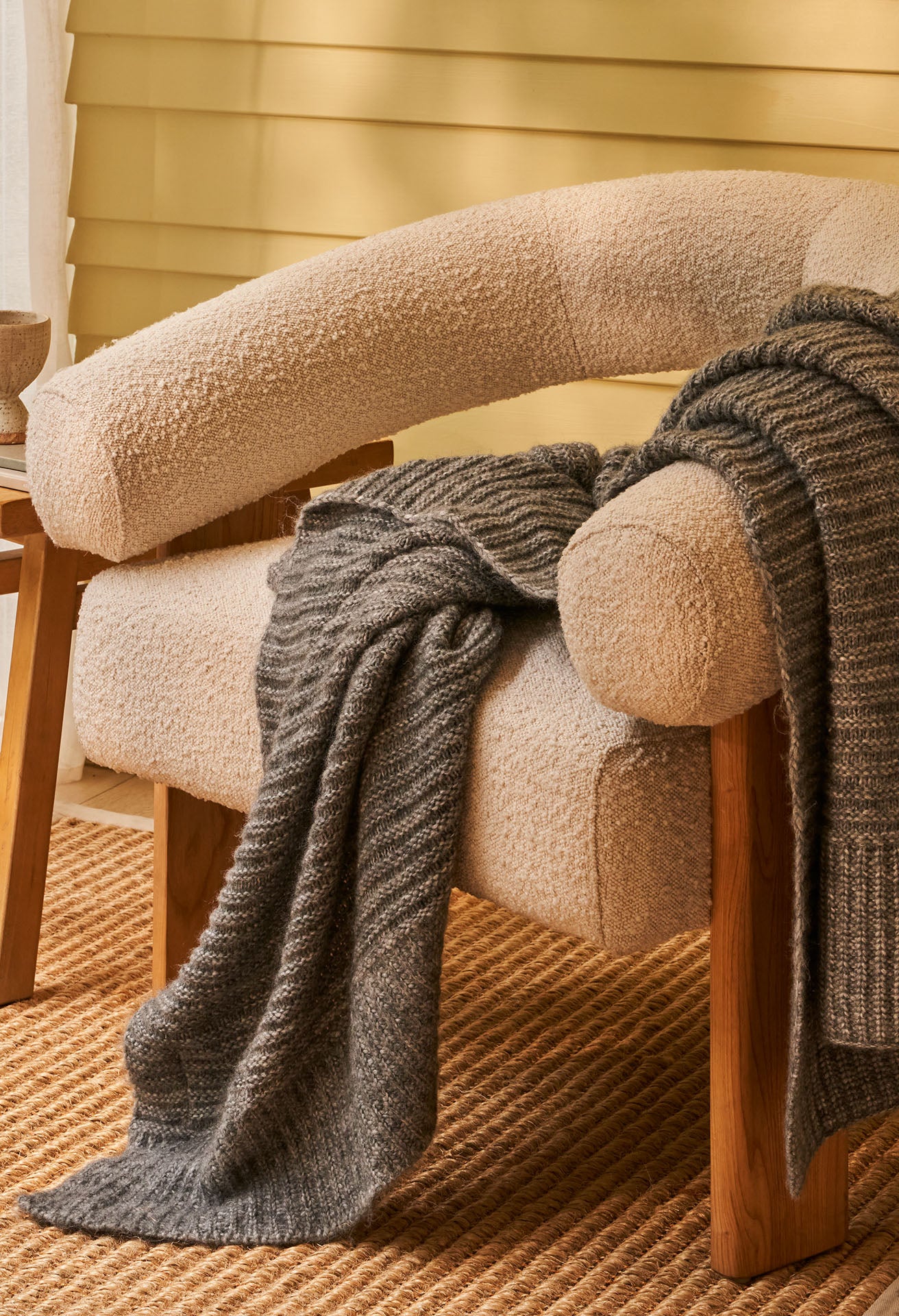 Melange Knit Blanket | UnHide